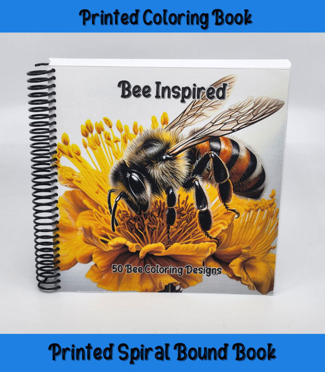 Bee Inspired Coloring Book - The Happy Colorist
