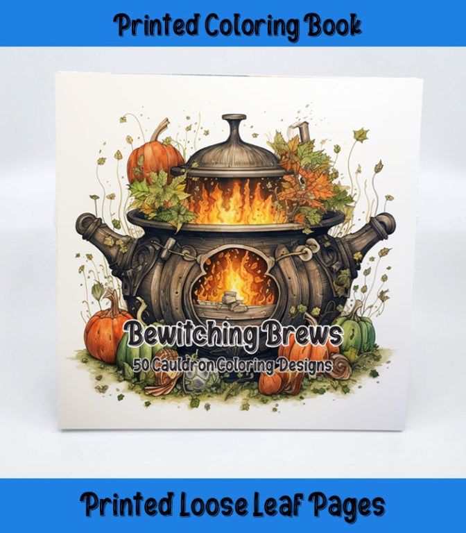 Bewitching Brews Coloring Book | The Happy Colorist