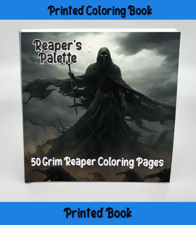 Reaper's Palette Coloring Book | The Happy Colorist