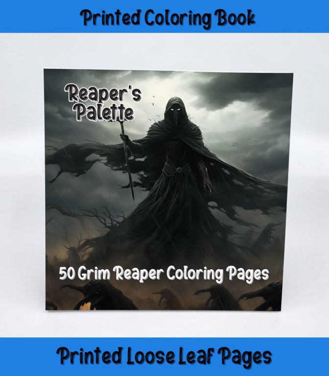 Reaper's Palette Coloring Book | The Happy Colorist
