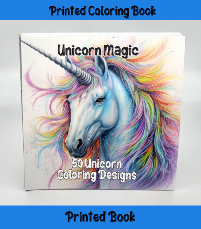 Unicorn Magic Coloring Book | The Happy Colorist