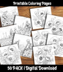 Remembrance Day Coloring Pages Digital 50 Pack