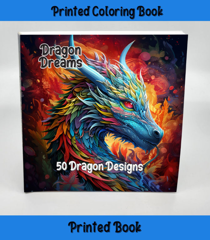 Dragon Dreams Coloring Book | The Happy Colorist
