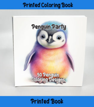 Penguin Party Coloring Book - The Happy Colorist