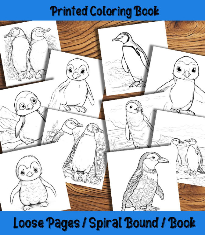 Penguin Party Coloring Book - The Happy Colorist