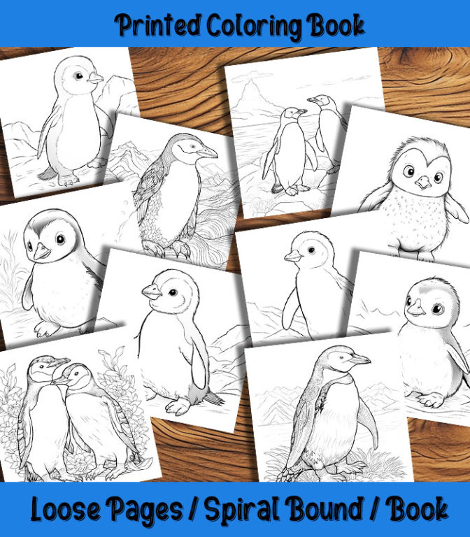 Penguin Party Coloring Book - The Happy Colorist