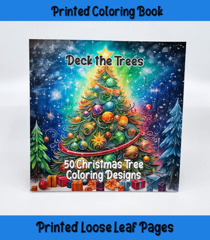 Deck the Trees Coloring Book | The Happy Colorist